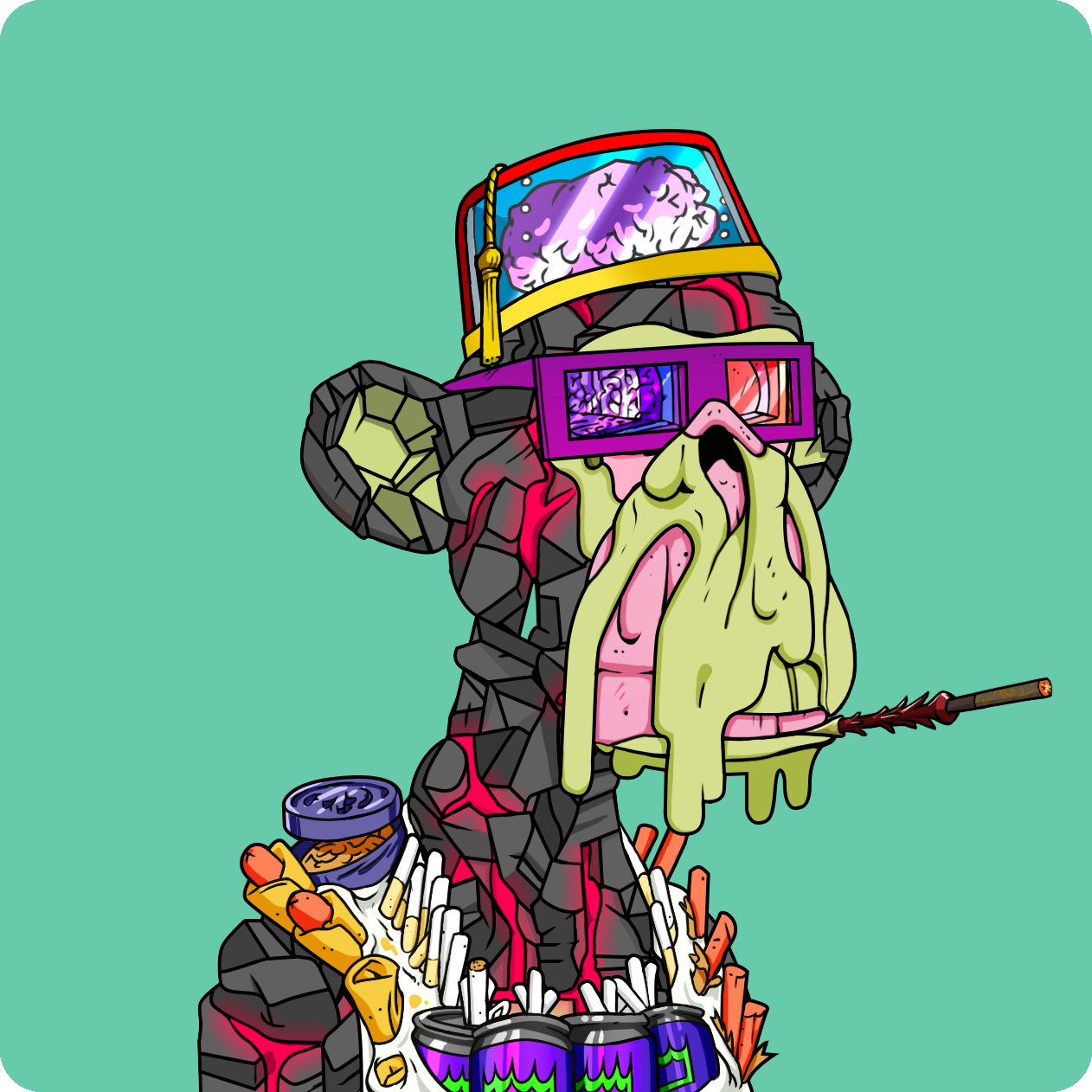 Mutant Ape Yacht Club #3323 - DeepNFTValue